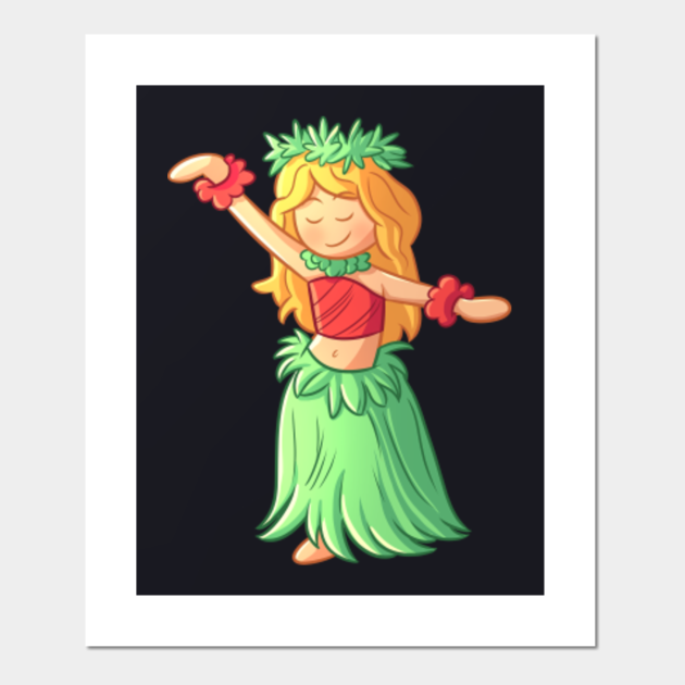 Hula Hula Girl Hula Hula Girl Posters And Art Prints Teepublic